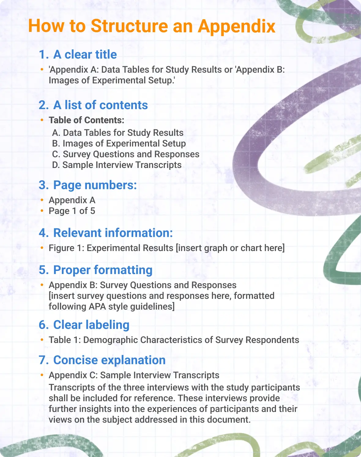 What Is An Appendix Structure Format Examples EssayPro